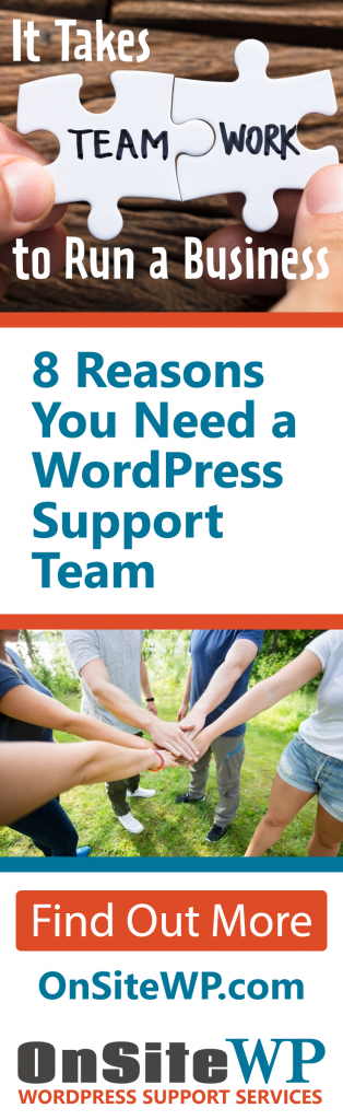 8 Reasons You Need A Dedicated WordPress Support Services Team - OnSiteWP